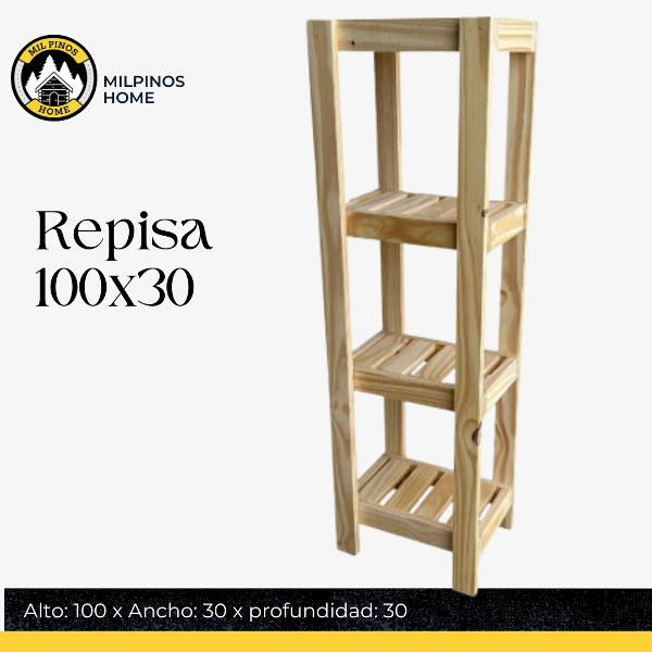 REPISA 100 X 30 X 30 - milpinoshome