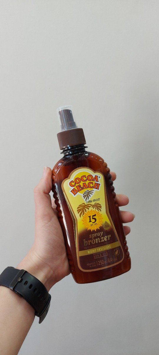 Spray solar bronceador Cocoa Beach F15 250ml - Mely Tienda