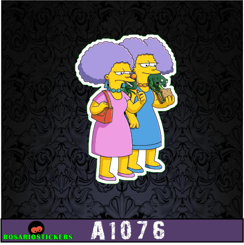 A1076 - Patty y Selma Jub Jub Chelito Celita Ludovico (Los Simpsons ...