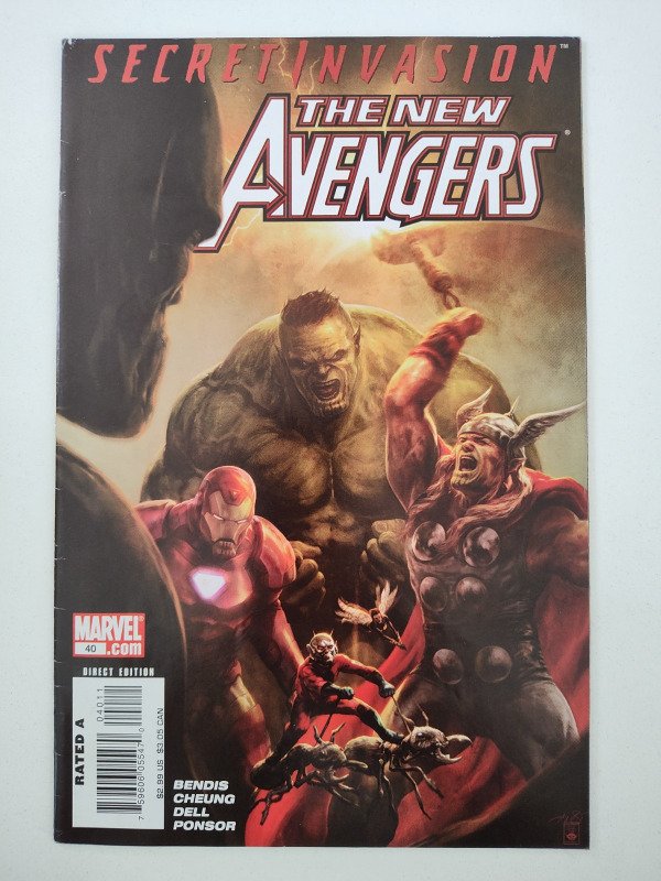 New Avengers #40 (2008) - 1ra aparición de Veranke (Reina Skull) - Che ...