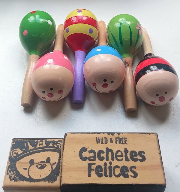 Mini maraca - Cachetes Felices