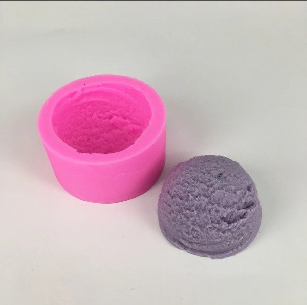 MOLDE BOCHA DE HELADO - ELEMENTOS DULCES