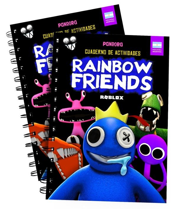 Cuaderno RAINBOW FRIENDS de Actividades - Soy Pandora Color
