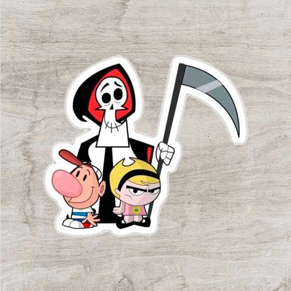 Sticker Cartoon Network - Billy Mandy #1 - stickersbylali