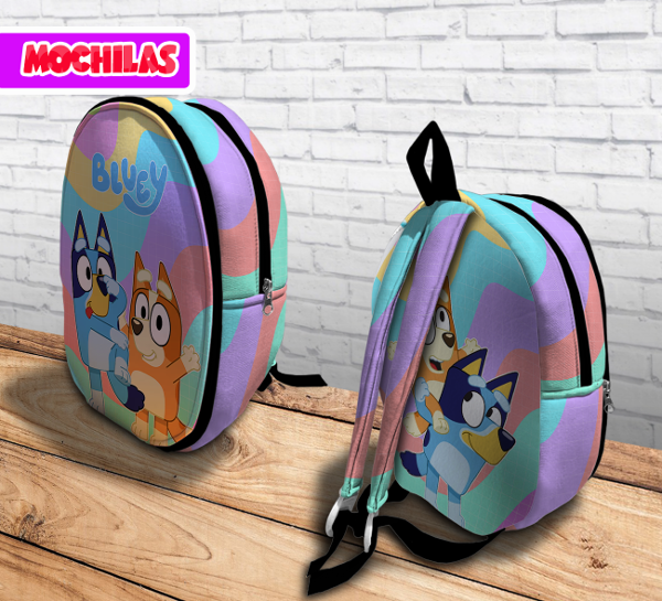 MOCHILA INFANTIL BLUEY - Abigail Imprimibles