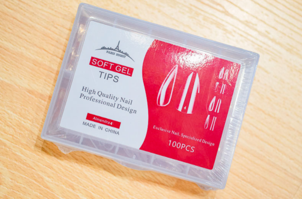 Caja Tips Soft Gel Almendra Mismo Número París Night x100 - RYLINSUMOS