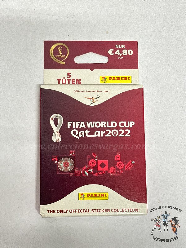 MUNDIAL QATAR 2022 - EUROPA - BLISTER X5 SOBRES - coleccionesvargas