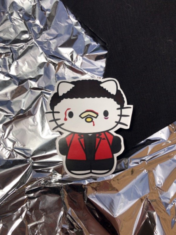 Sticker Kitty The Weeknd - Bright Accesorios