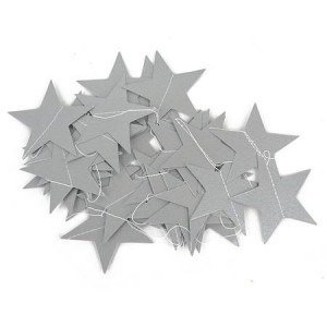 ESTRELLITAS PLATEADAS GLITTER 150 Cm - Sorbetes cancheros