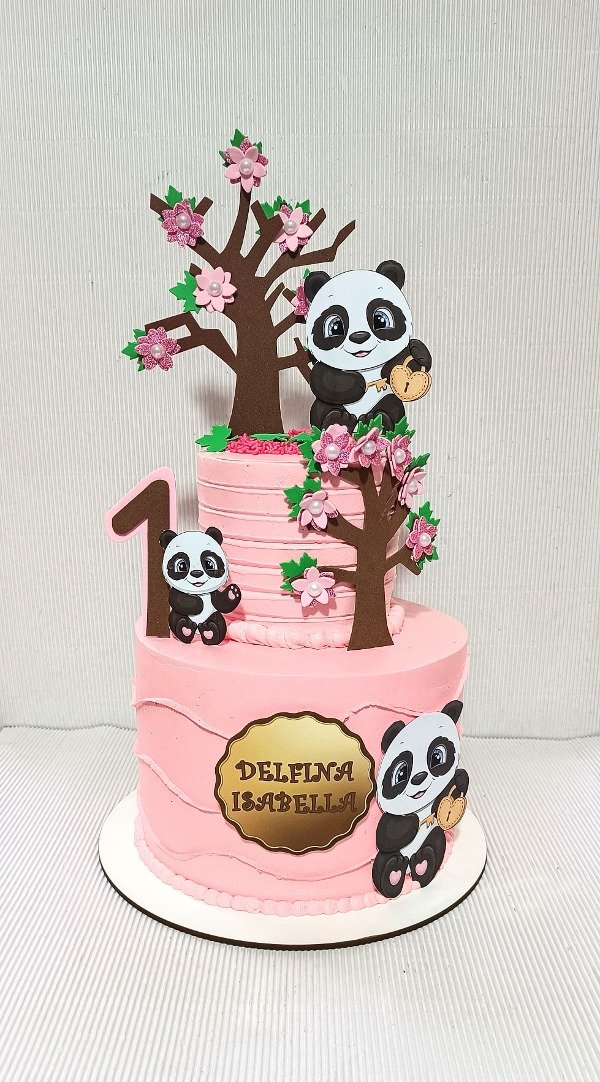 TORTA PERSONALIZADA PANDA - Mirian dulce golosinas