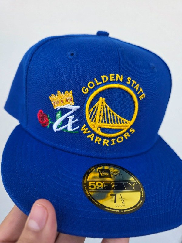 Golden State Warriors Crown Champs 7x New Era 59FIFTY Talle 7 1/2 ...