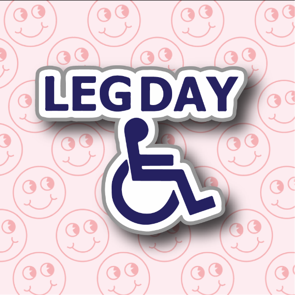 LEG DAY - Tienda de Stickers
