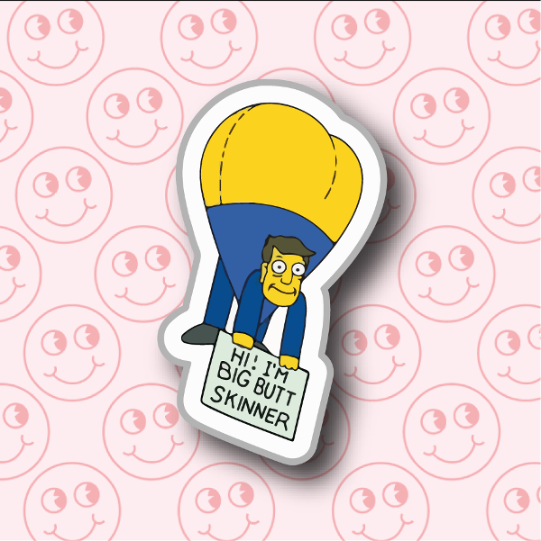 Skinner volando - Tienda de Stickers