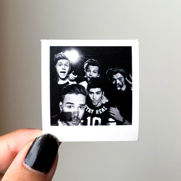 1D POLAROID #5 - Sticker individual One Direction - Bohemian Stickers