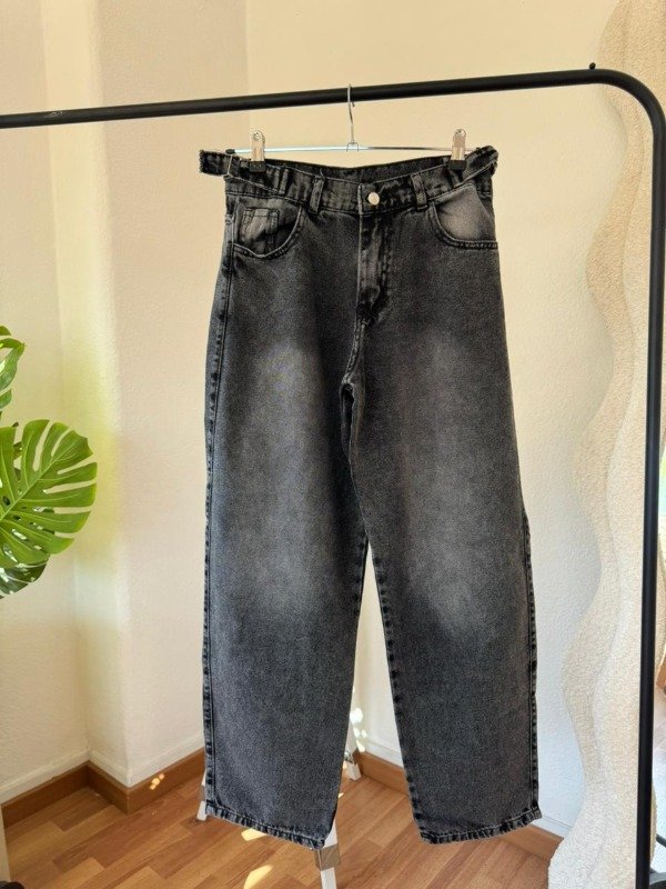 JEAN PRESILLAS BAGGY GRIS - Micaela Indumentaria