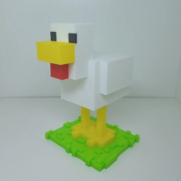 Gallina de "Minecraft" - Kenobi Impresiones 3D