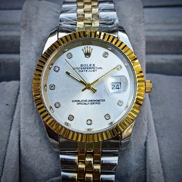 Reloj RLX DATEJUST (COMBINADO BLANCO) - TomyRelojes