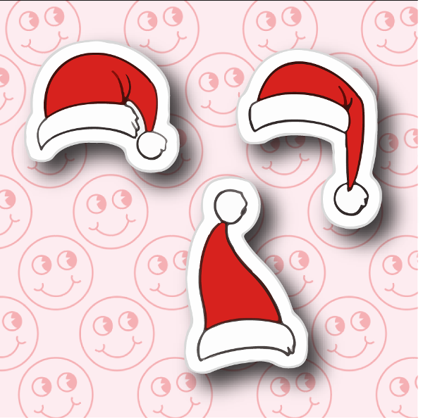 Gorros de Papá Noel - Tienda de Stickers