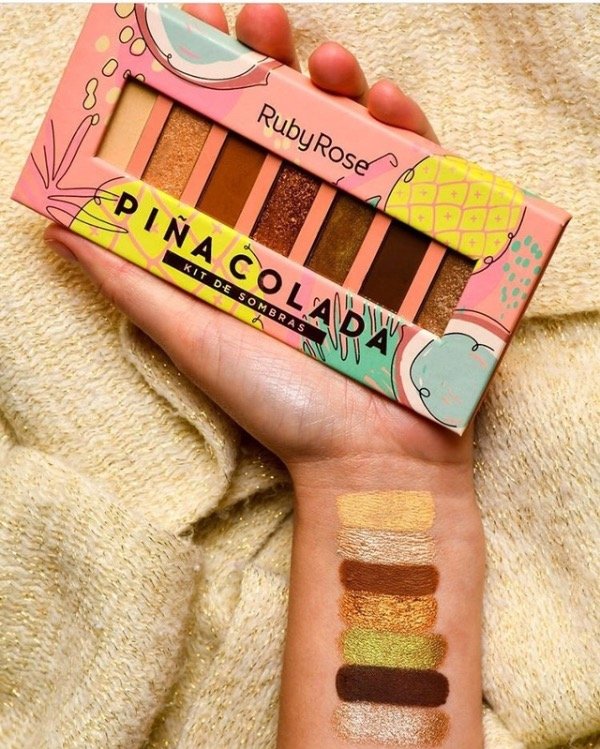Paleta piña colada Ruby Rose - Maquillaje El Roperito