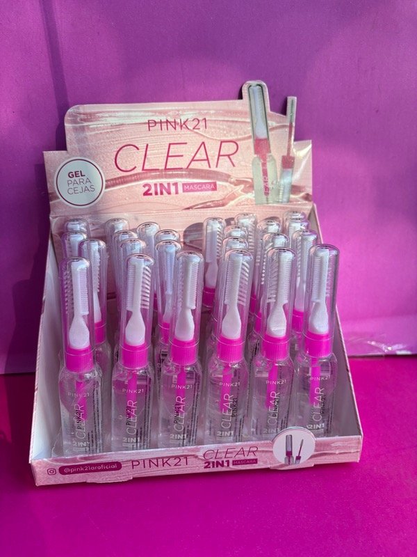 Máscara y gel transparente Pink21 - Maca modas