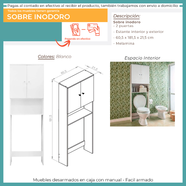 Sobre Inodoro 0.60 Mts - Express Hogar