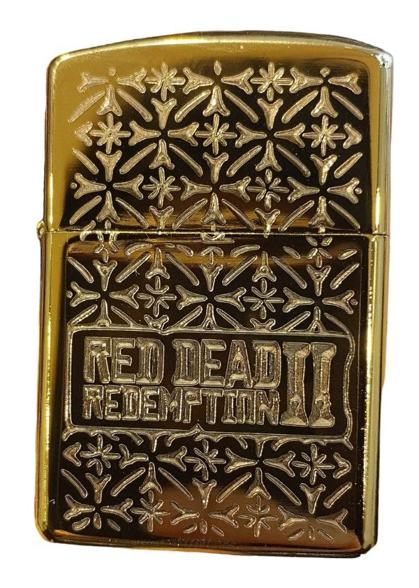 ENCENDEDOR BENCINA RECARGABLE RED DEAD REDEMPTION - SAMBORI GRABADOS