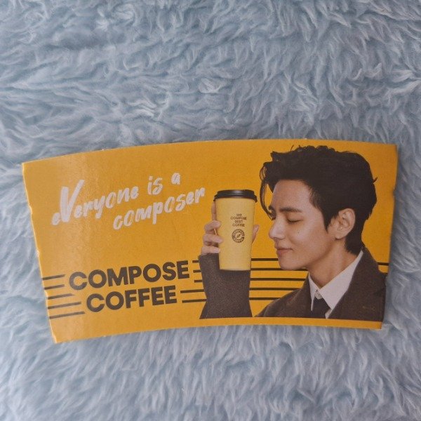 CUP TAE COMPOSE COFFEE AMARILLO - Bangtan Gos