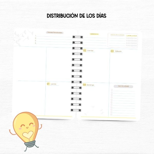 Agenda 2026 Imprimible Pdf Semanal - Serendipia Pastel - Piedra Papel o ...