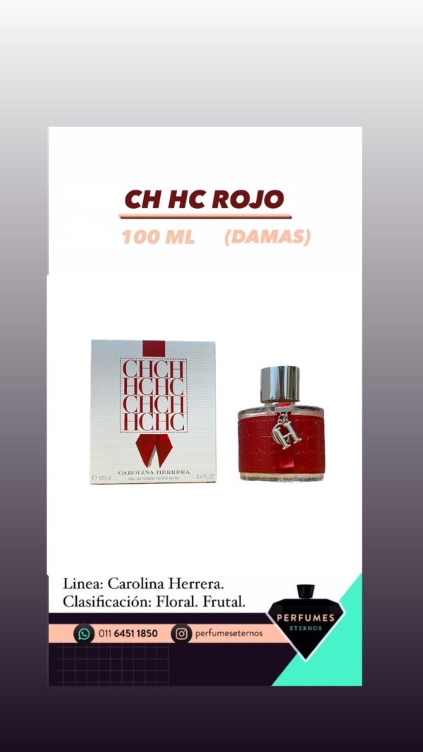 Ch Rojo 100 ml - Perfumeseternos