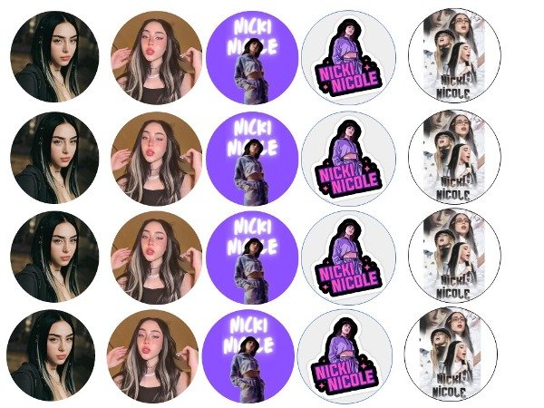 LAMINA NICKY NICOLE - La casa Repostera