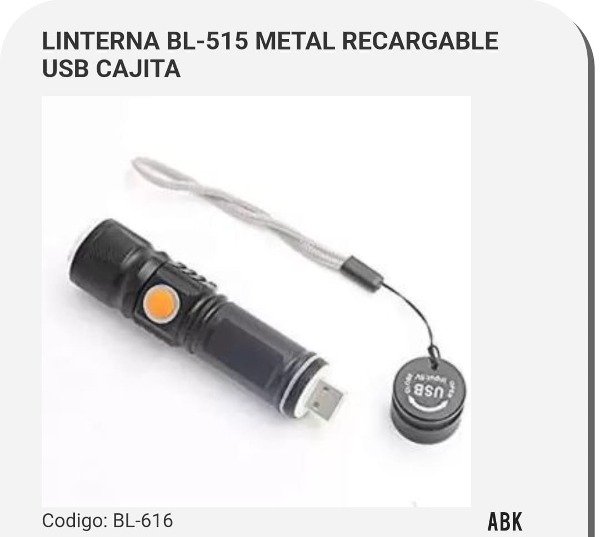Linterna - Ventas X temporada