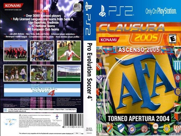 PES 4 LIGA APERTURA 2004 + CLAUSURA 2005 + ASCENSO - LibrexPlay2