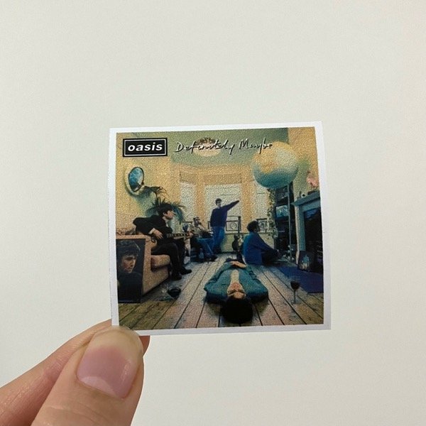 DEFINITELY MAYBE - Sticker individual Oasis - Bohemian Stickers