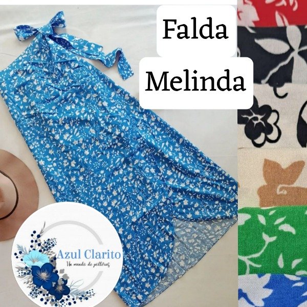 Maxifaldas - Azul Clarito