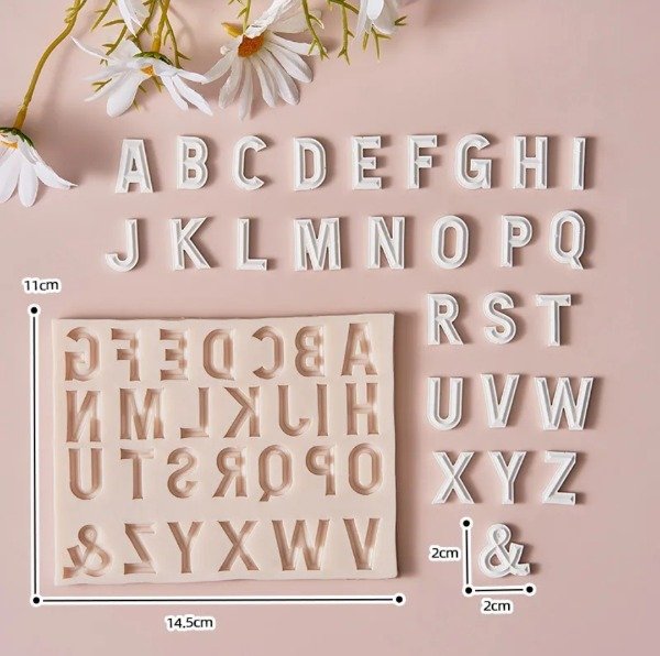 ABECEDARIO RELIEVE - ELEMENTOS DULCES