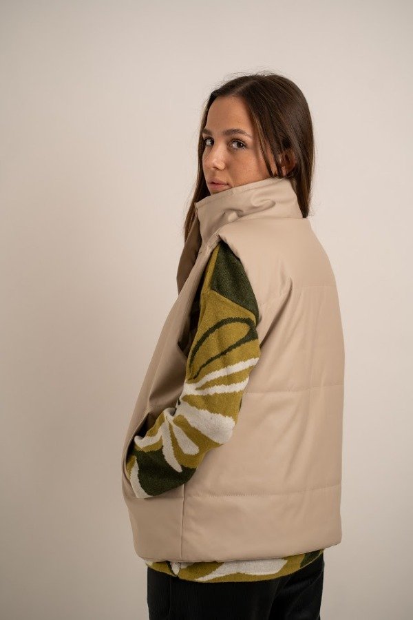 Chaleco Siena beige - mendi