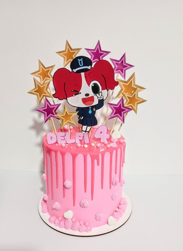 Torta sheriff labrador - Mirian dulce golosinas