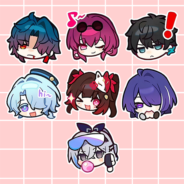 Stickers - Honkai Star Rail Chibis - Kiminami Store