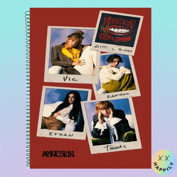 Cuaderno Maneskin - Happily Store