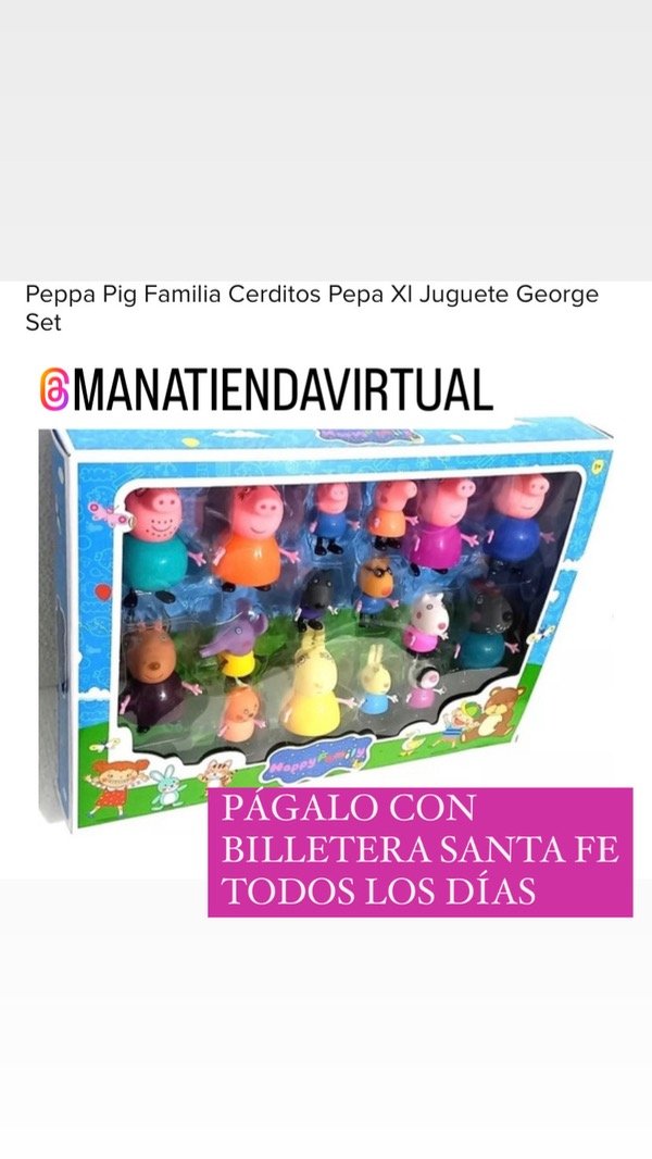 PEPPA PIG 16 PERSONAJES - Mana tienda virtual