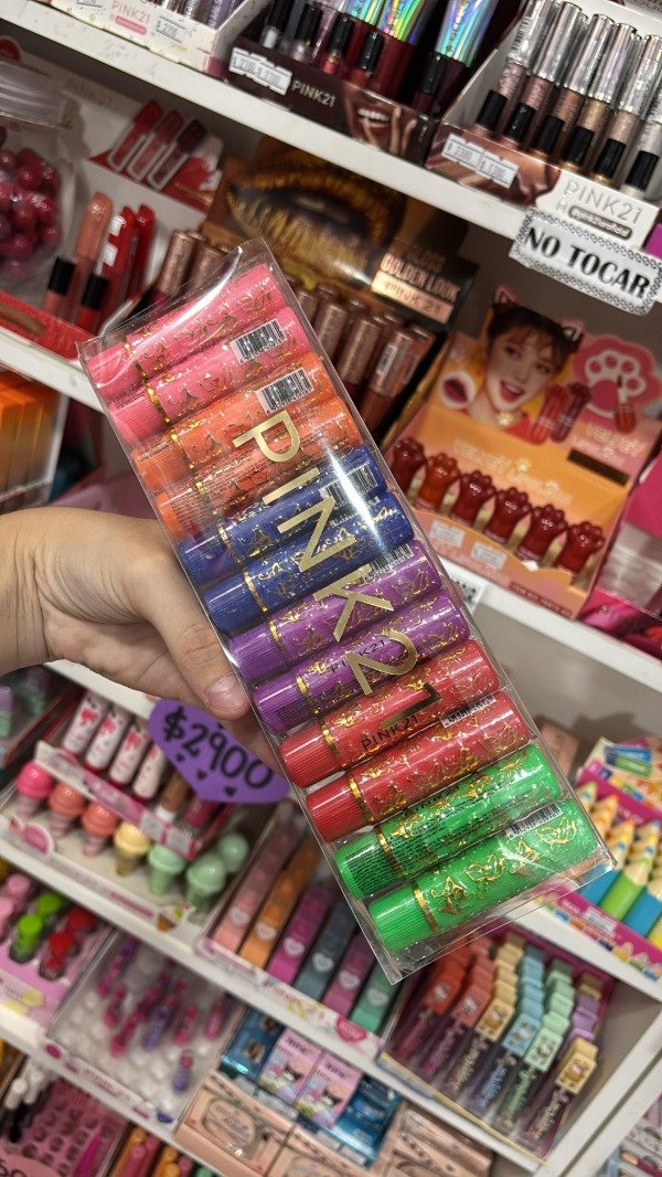 PACK X12 LABIAL MAGICO PINK21 - Mayorista MyaVictoria