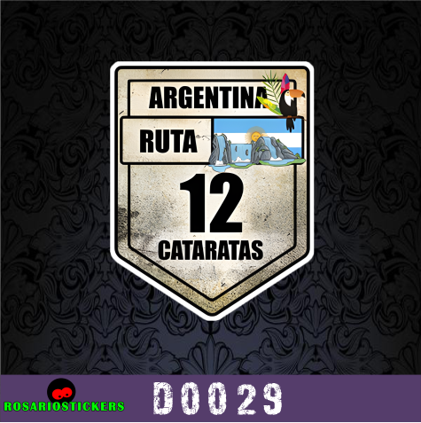 D0029 - Ruta 12 Cataratas - RosarioStickers