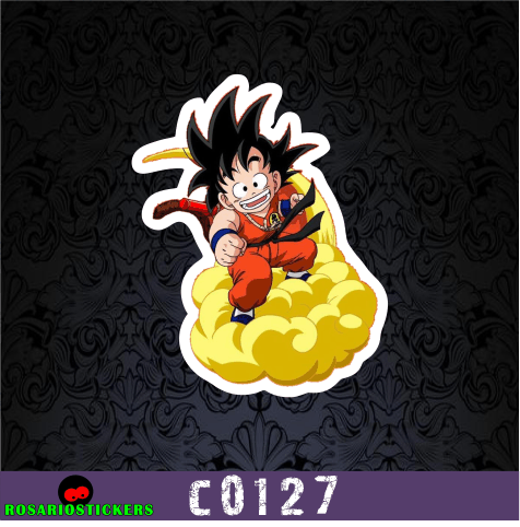 C0127 - Dragon Ball Goku nube - RosarioStickers