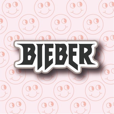 BIEBER - Tienda de Stickers