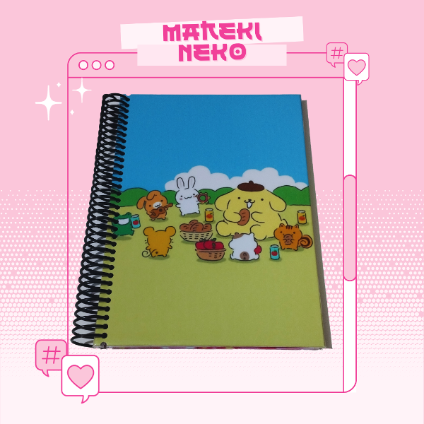 Cuaderno Pompompurin - sanrio - Maneki Neko