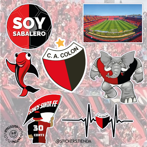 Plancha mediana Colón - Tienda de Stickers