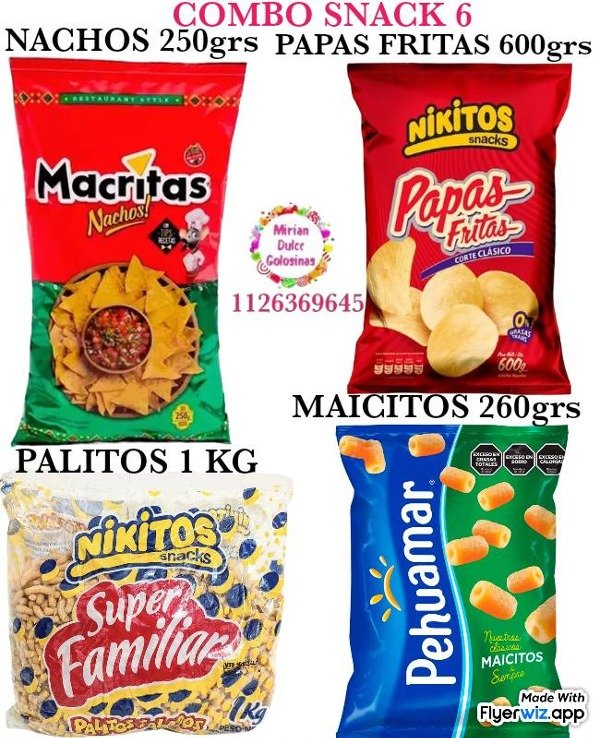 SNACK - Mirian dulce golosinas