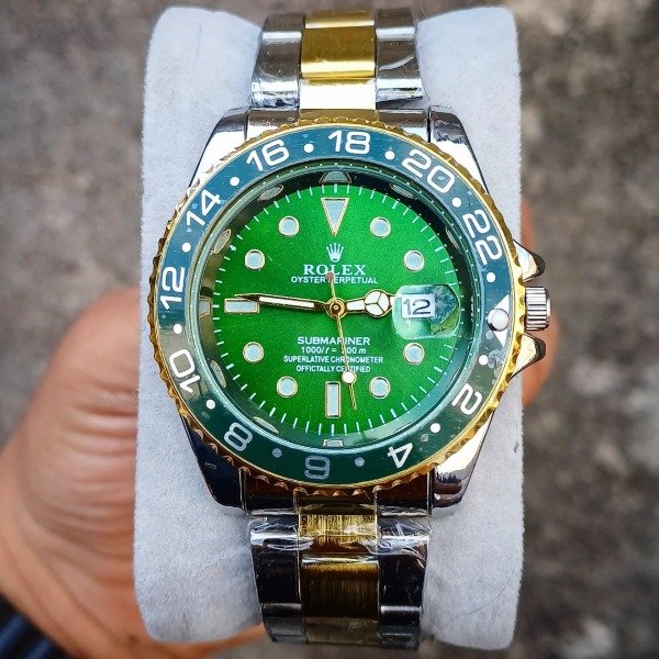 Reloj RLX SUBMARINER (combinado/verde) - TomyRelojes