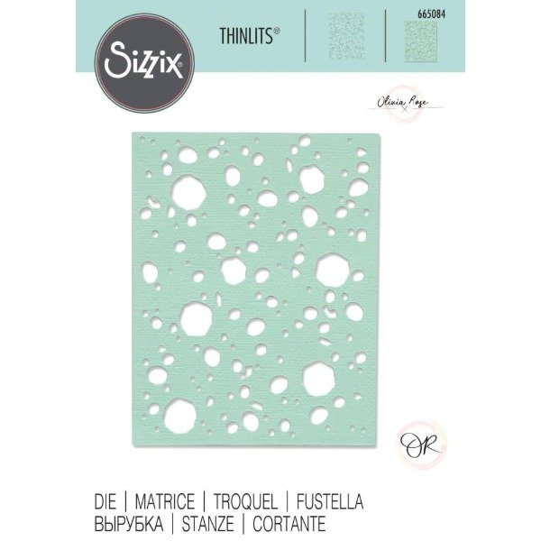 Sizzix Thinlits Die By Olivia Rose Lunar Mask - Sakura Tienda Creativa