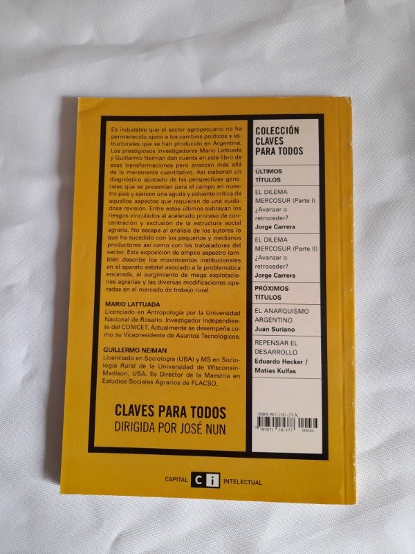 Claves Para Todos - El Campo Argentino - Lattuada Y Neiman - Libros ...